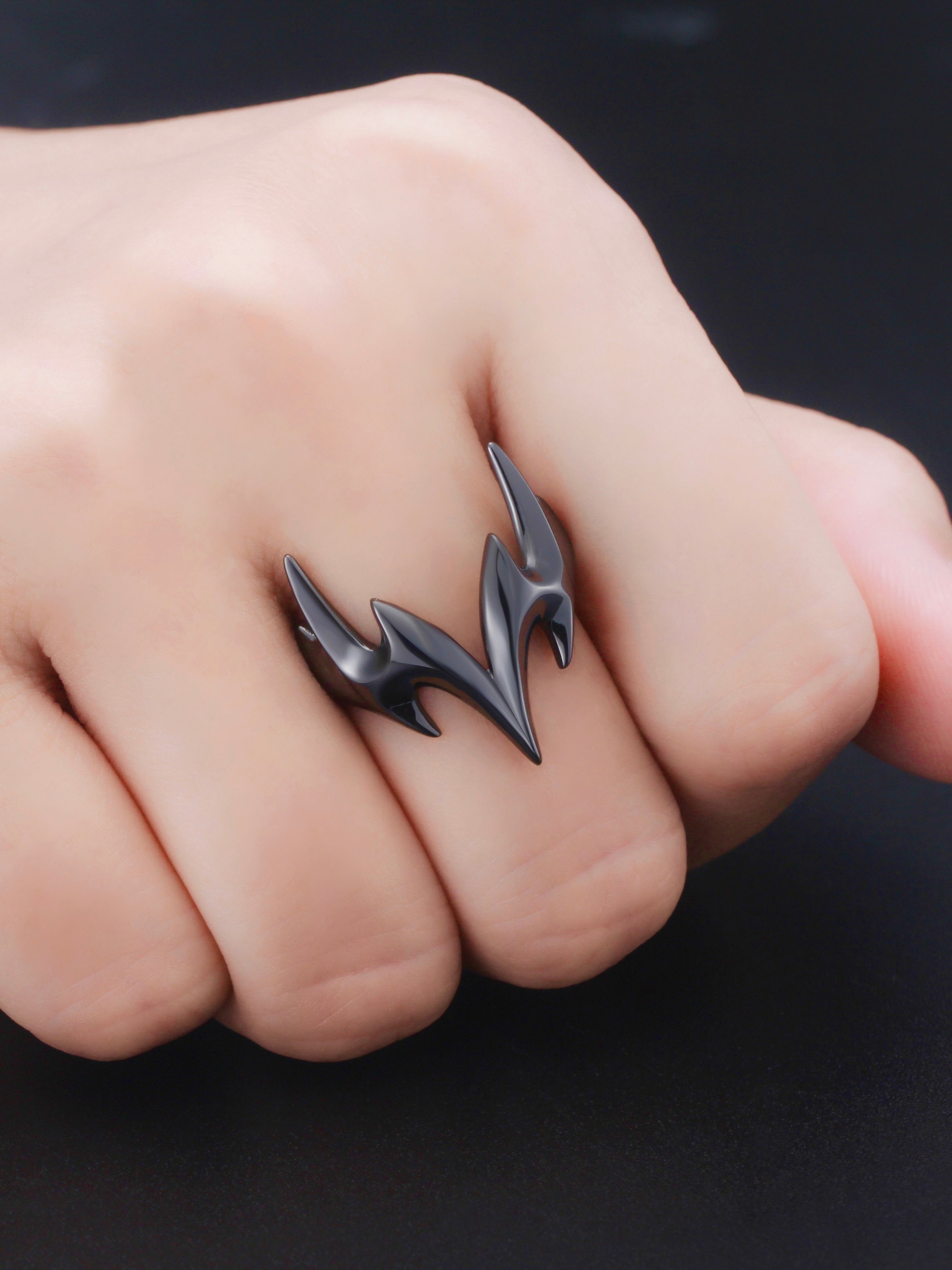 Villain Ring - Black Gold – Shiro Studio