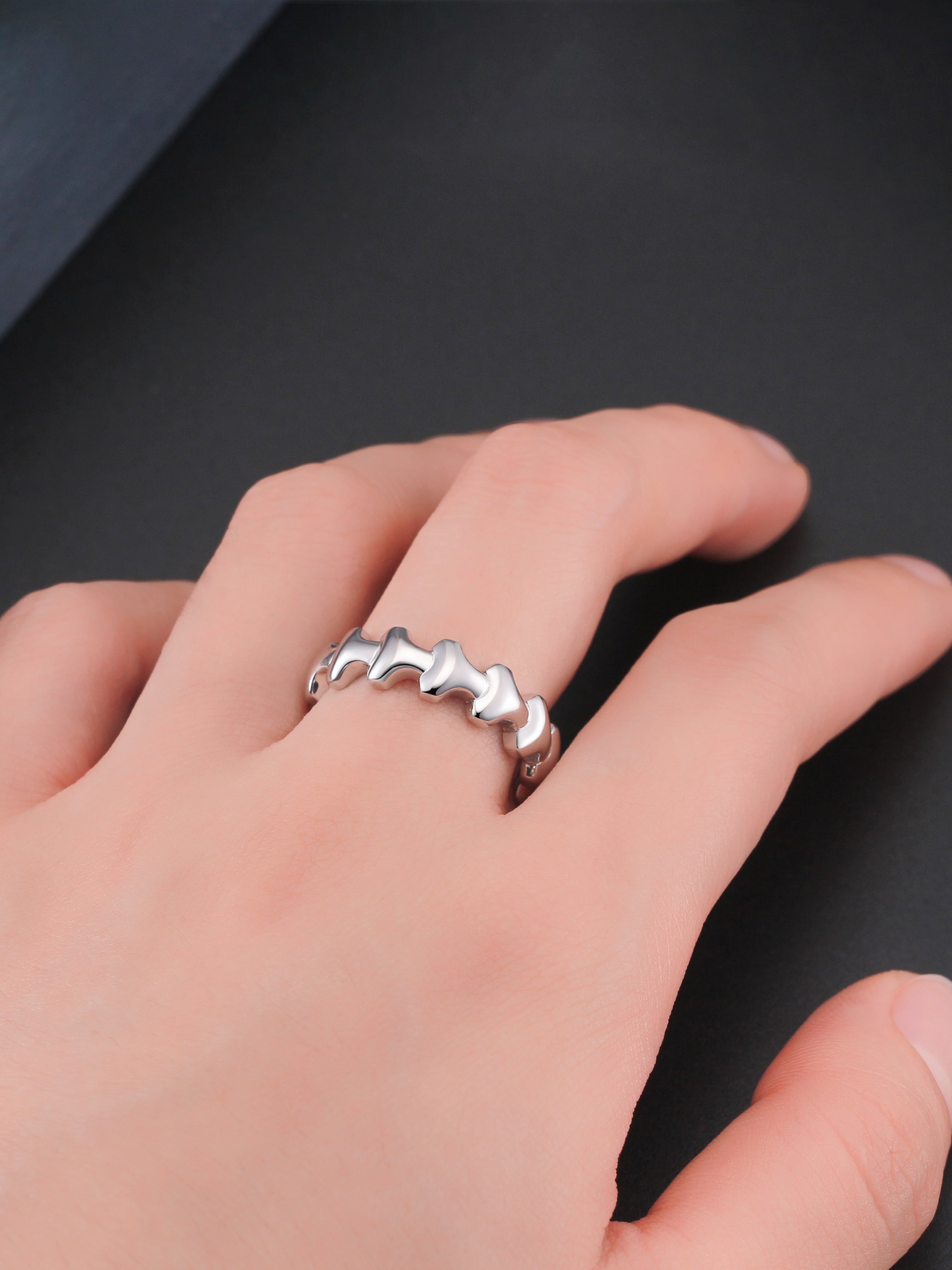 EXO Ring - Sterling Silver – Shiro Studio