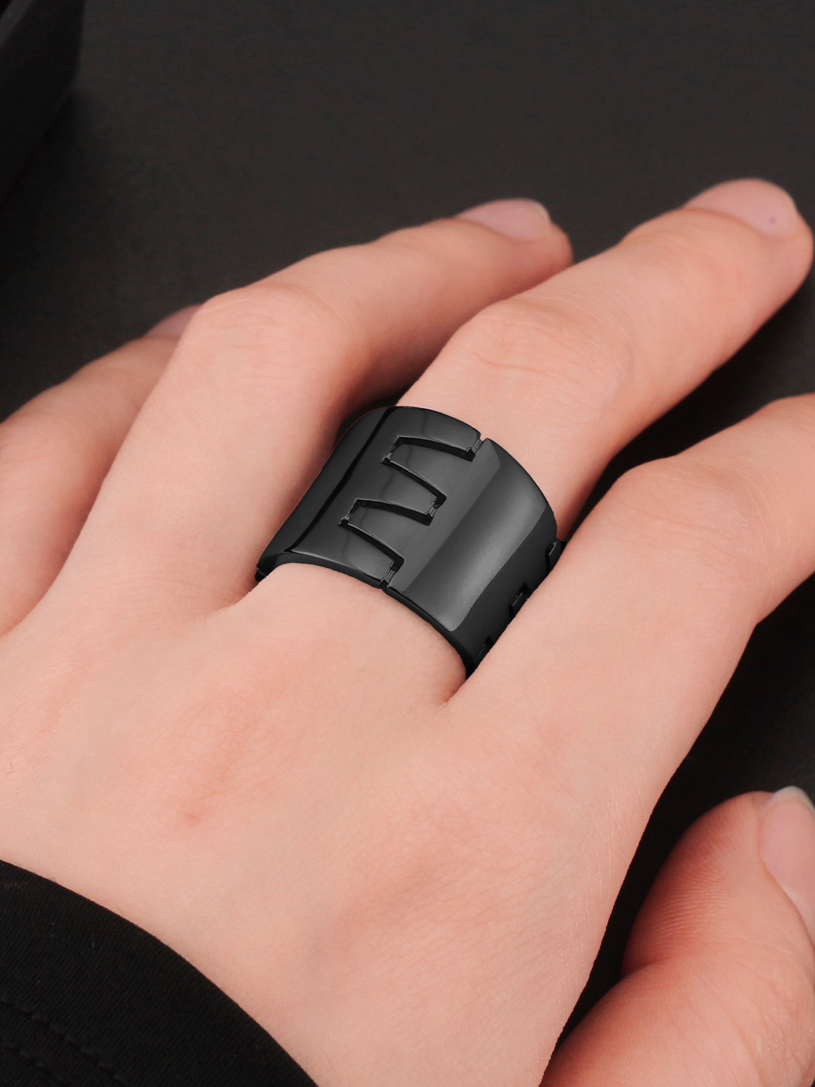 Hephaestus Ring - Black Gold – Shiro Studio